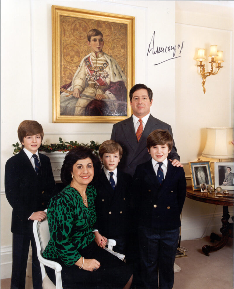 TRH Prince Peter, Prince Philip and Prince Alexander - The Royal Family ...